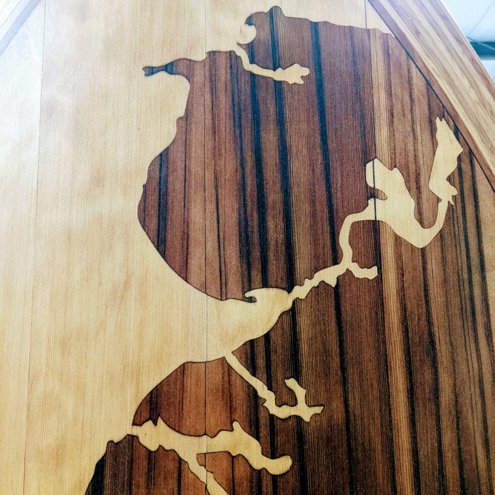 Epic Wood Paddle Boards and Surfboard Art | Little Bay Boards